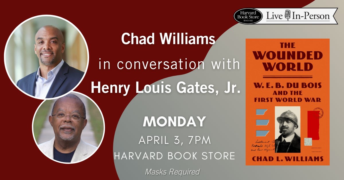 IN-PERSON | Chad Williams at Harvard Book Store - Literary Massachusetts