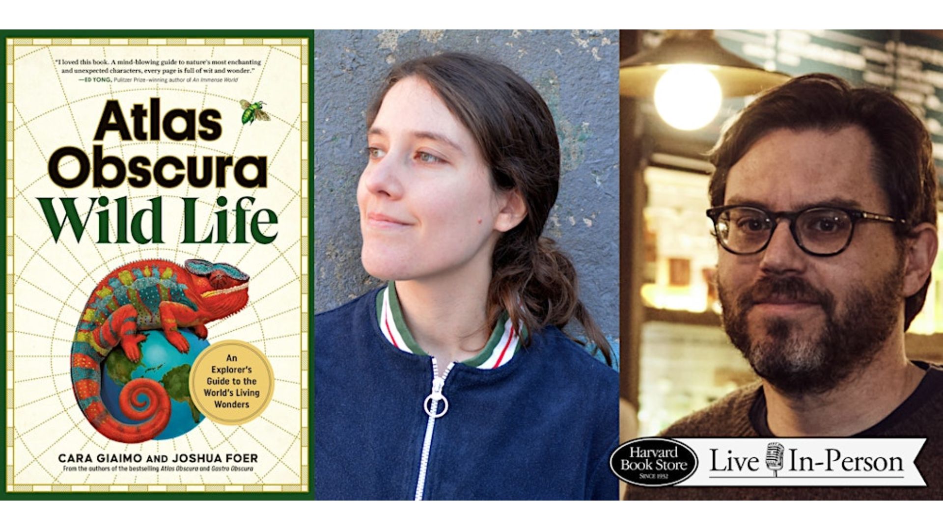 IN-PERSON | Cara Giaimo and Joshua Foer at The Brattle Theatre ...